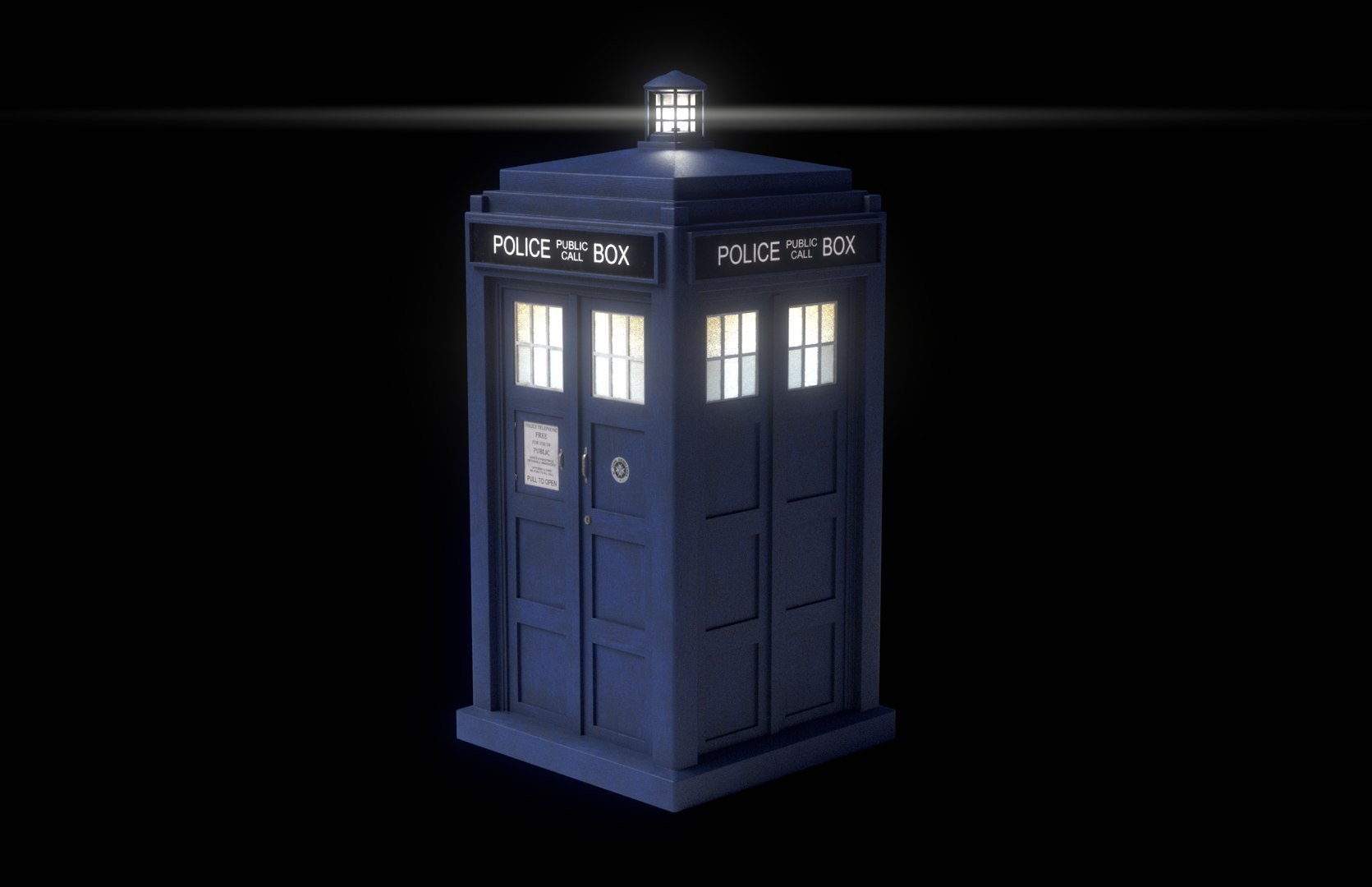 TARDIS 3D Model - TurboSquid 1954381