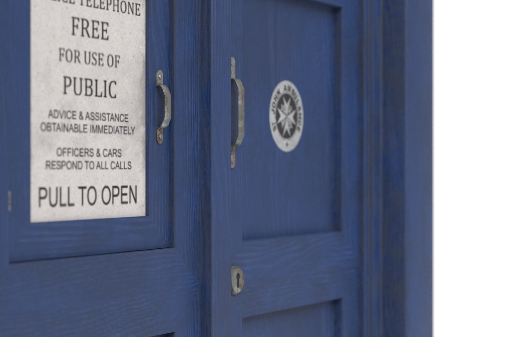 TARDIS 3D Model - TurboSquid 1954381