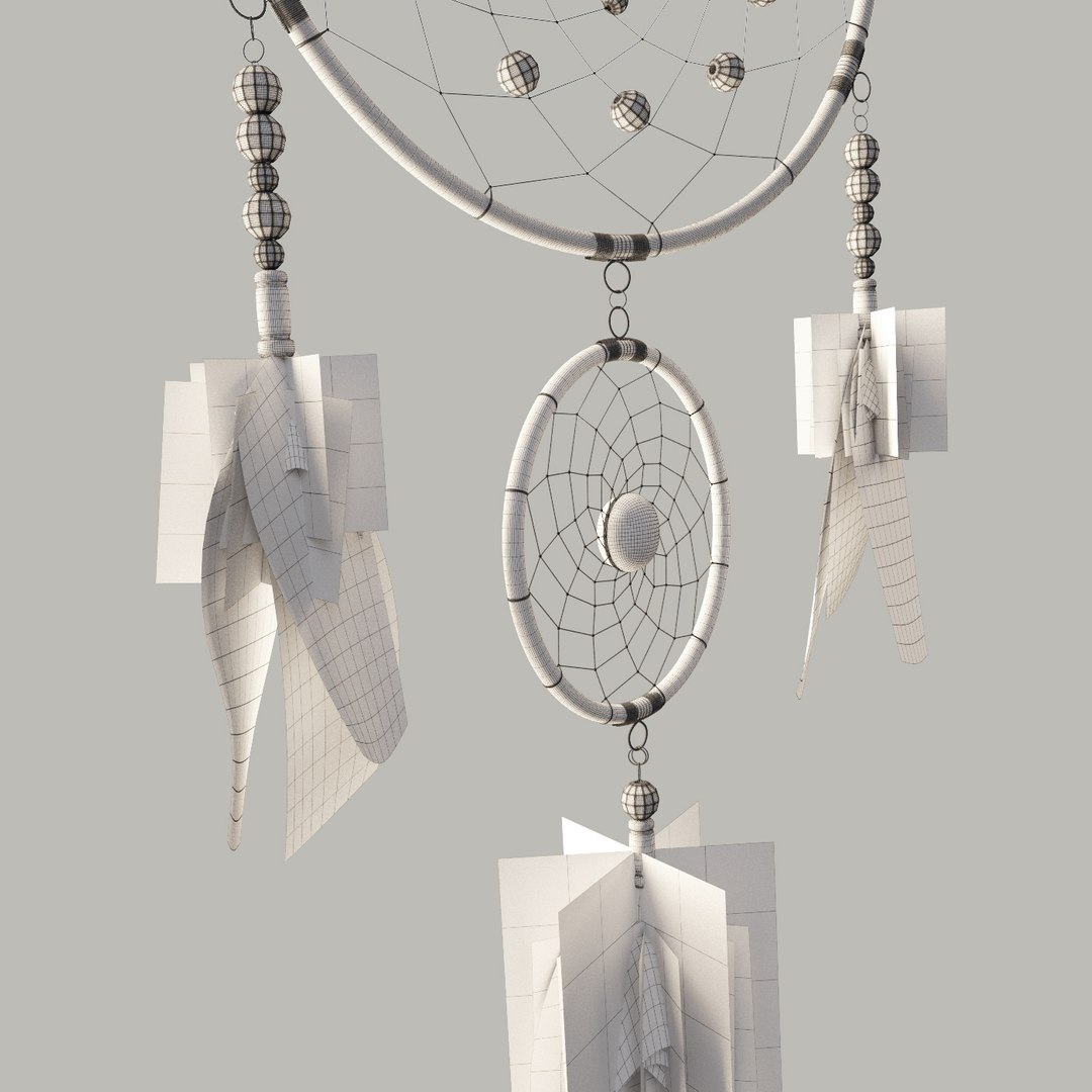 3d model dreamcatcher dream catcher