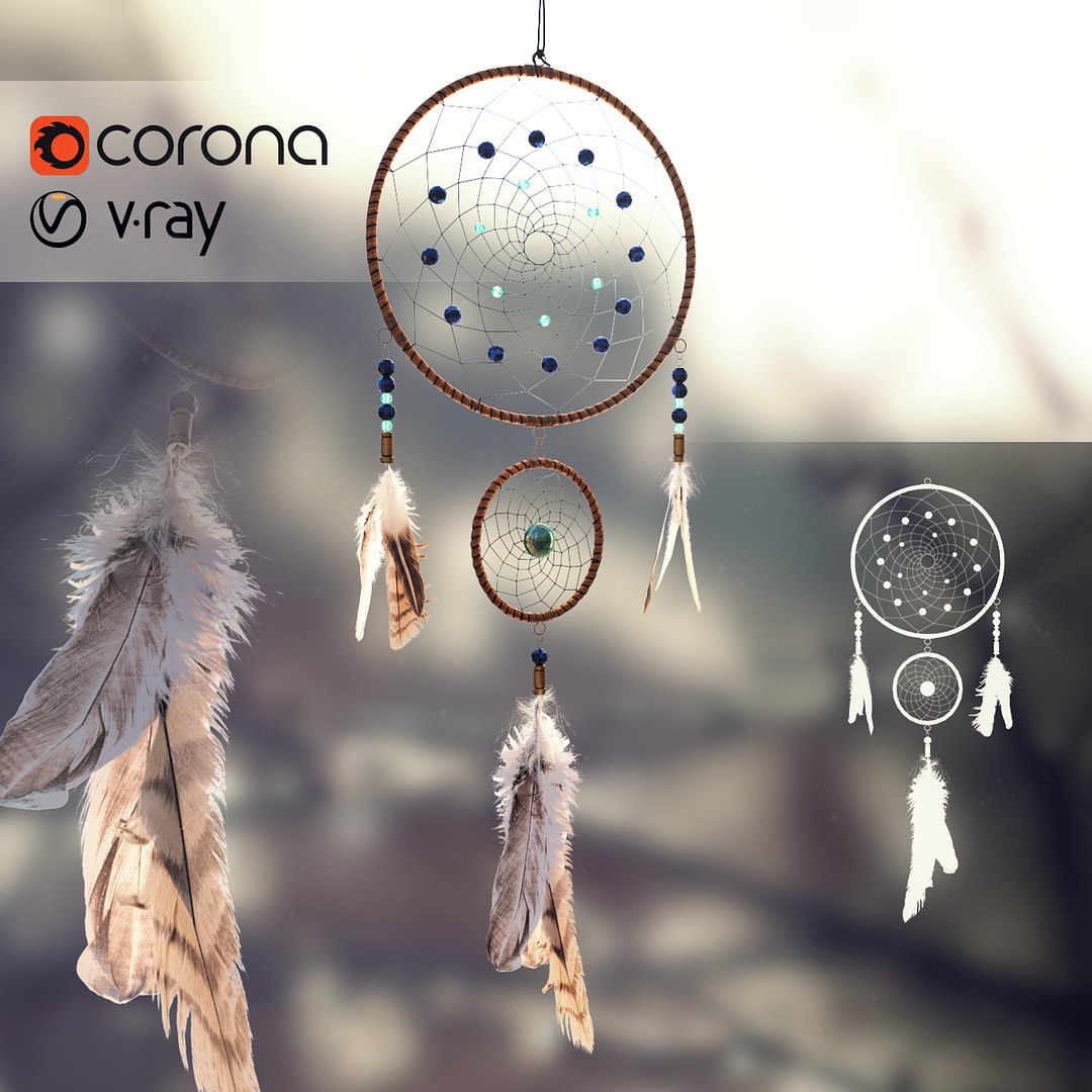 3d model dreamcatcher dream catcher