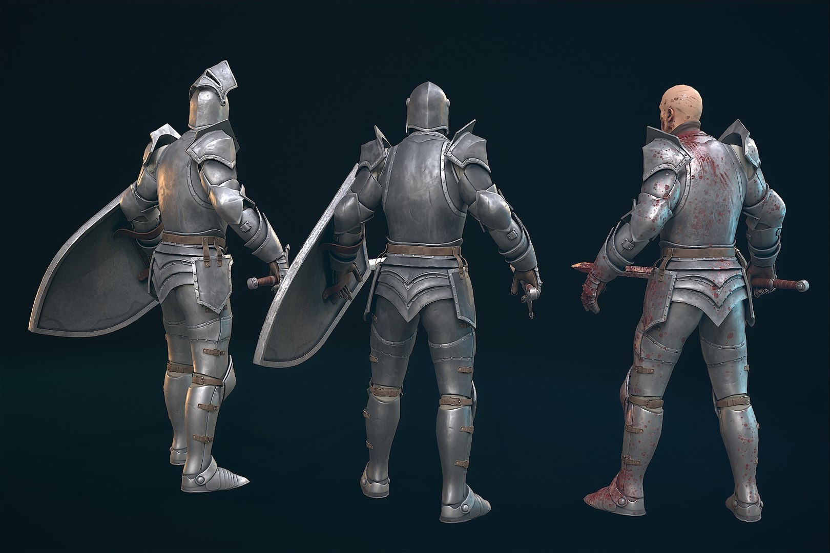 Warrior In Armor 3D Model - TurboSquid 2250866