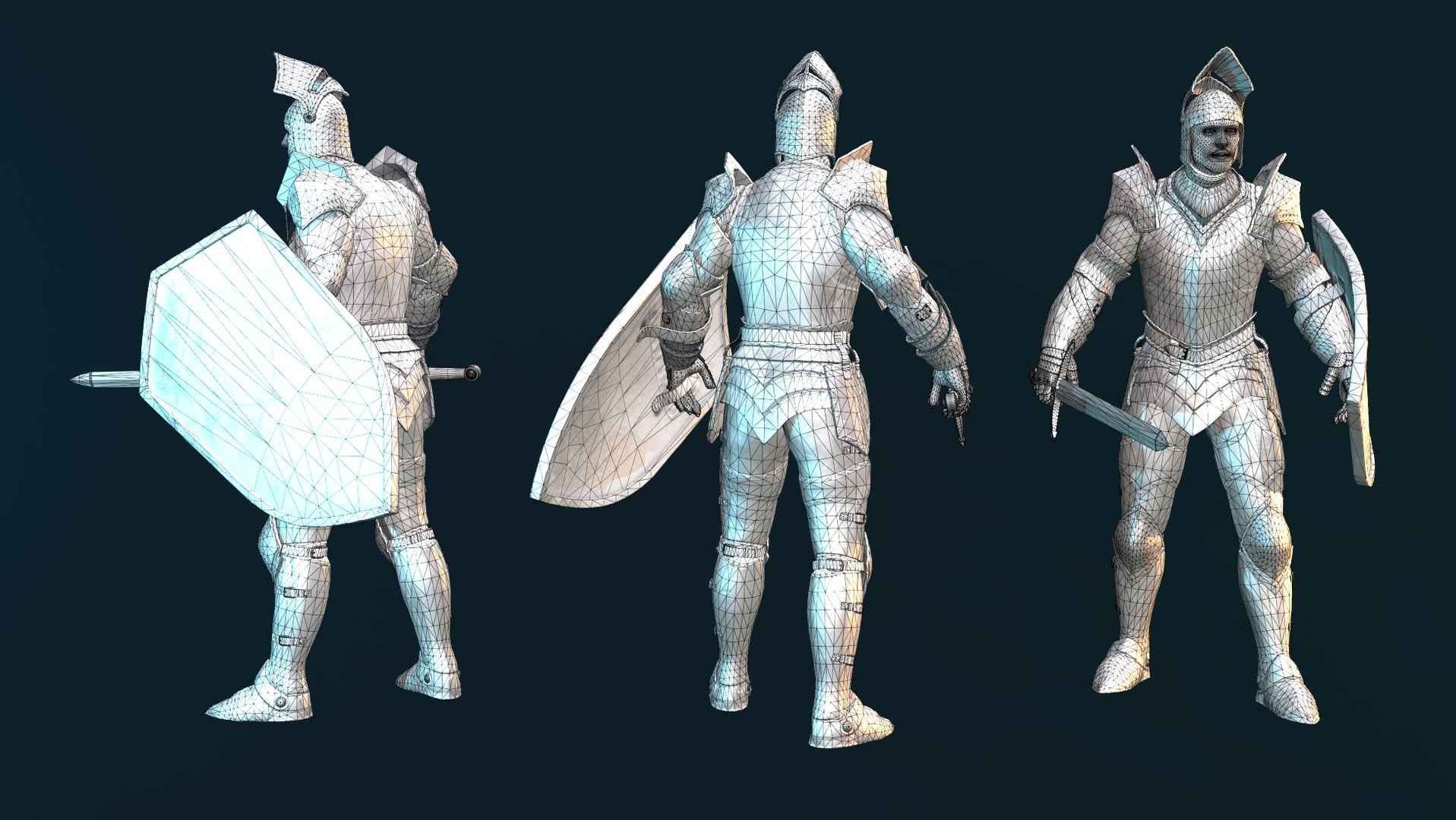 Warrior In Armor 3D Model - TurboSquid 2250866