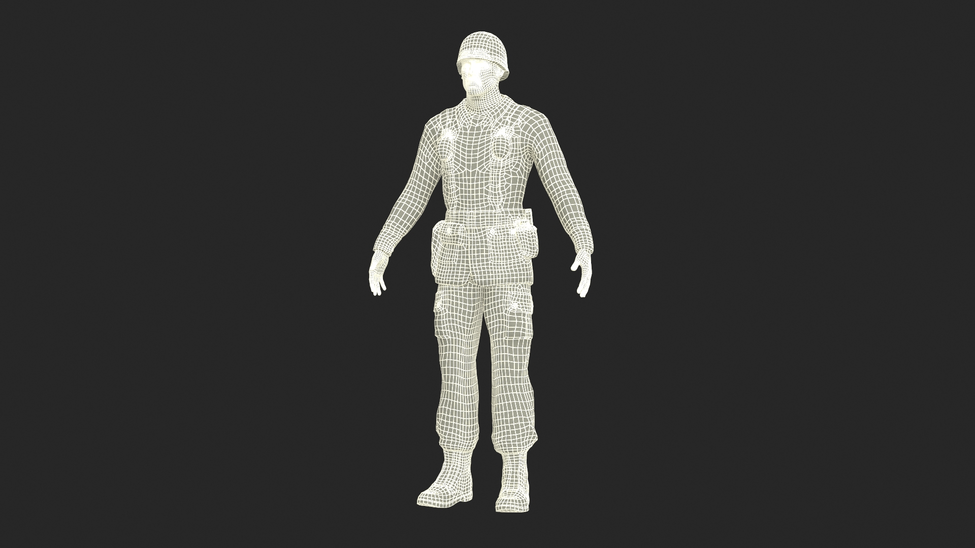 3D Green Toy Soldier Rigged For Maya - TurboSquid 2209630