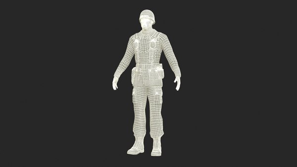 modelo 3d Soldado de juguete verde preparado para Maya - TurboSquid 2209630