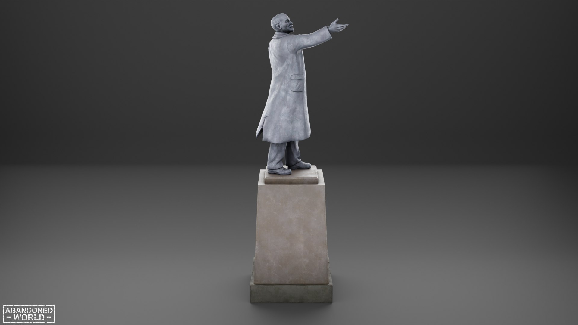Lenin Statue 3D Model - TurboSquid 2139616