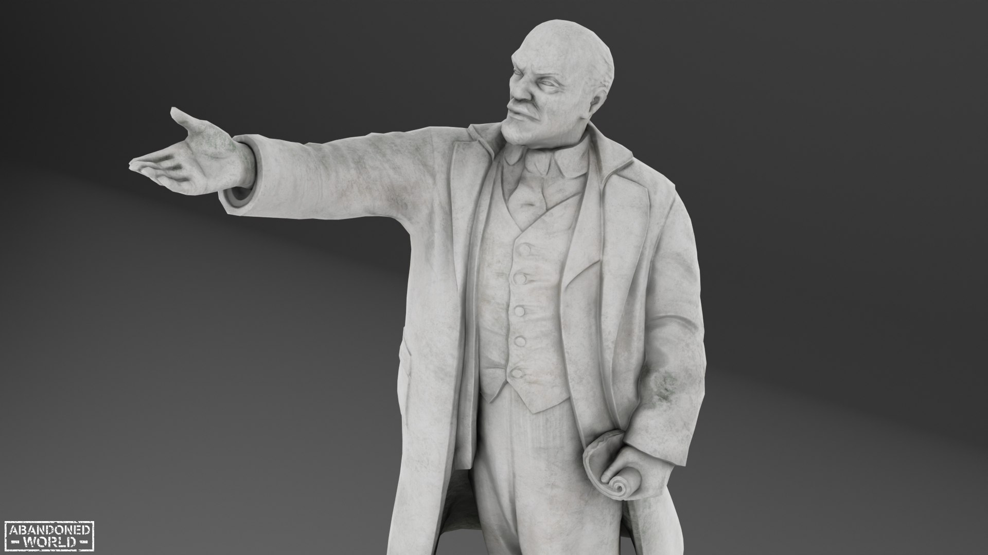 Lenin Statue 3D Model - TurboSquid 2139616