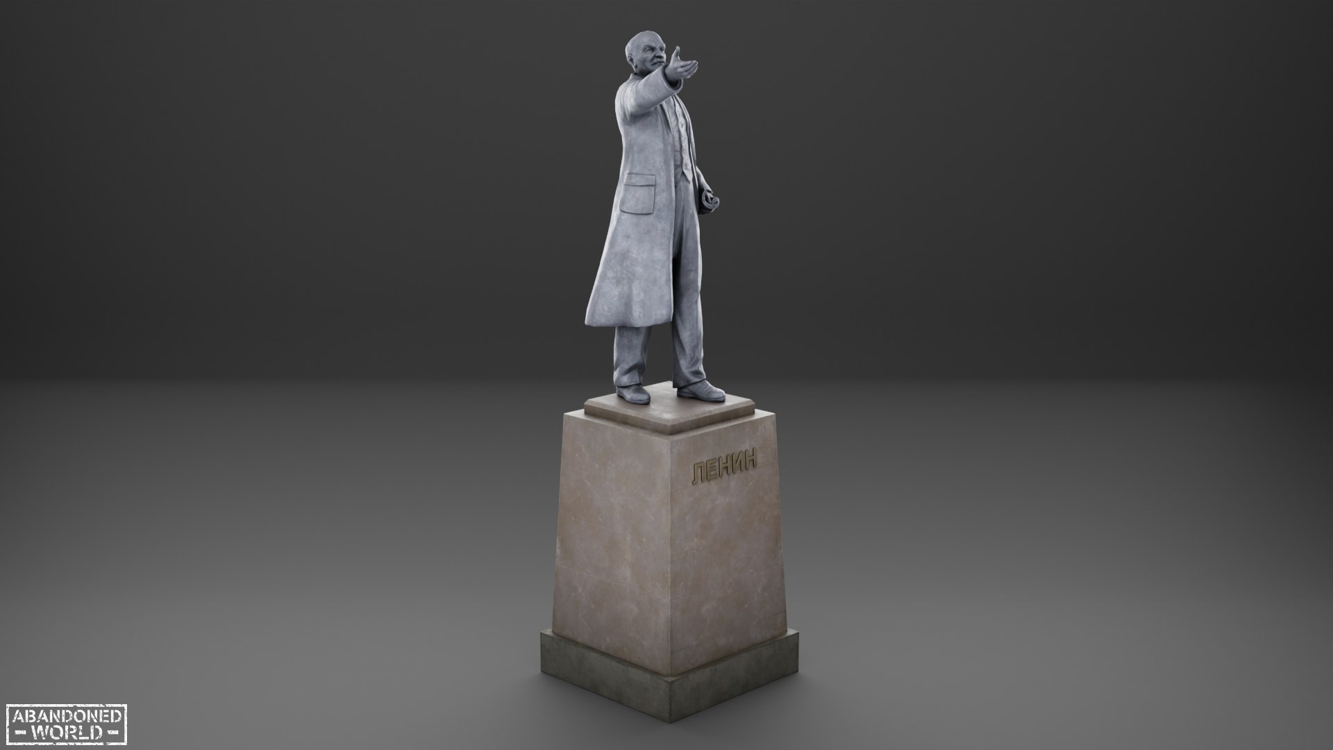 Lenin Statue 3D Model - TurboSquid 2139616