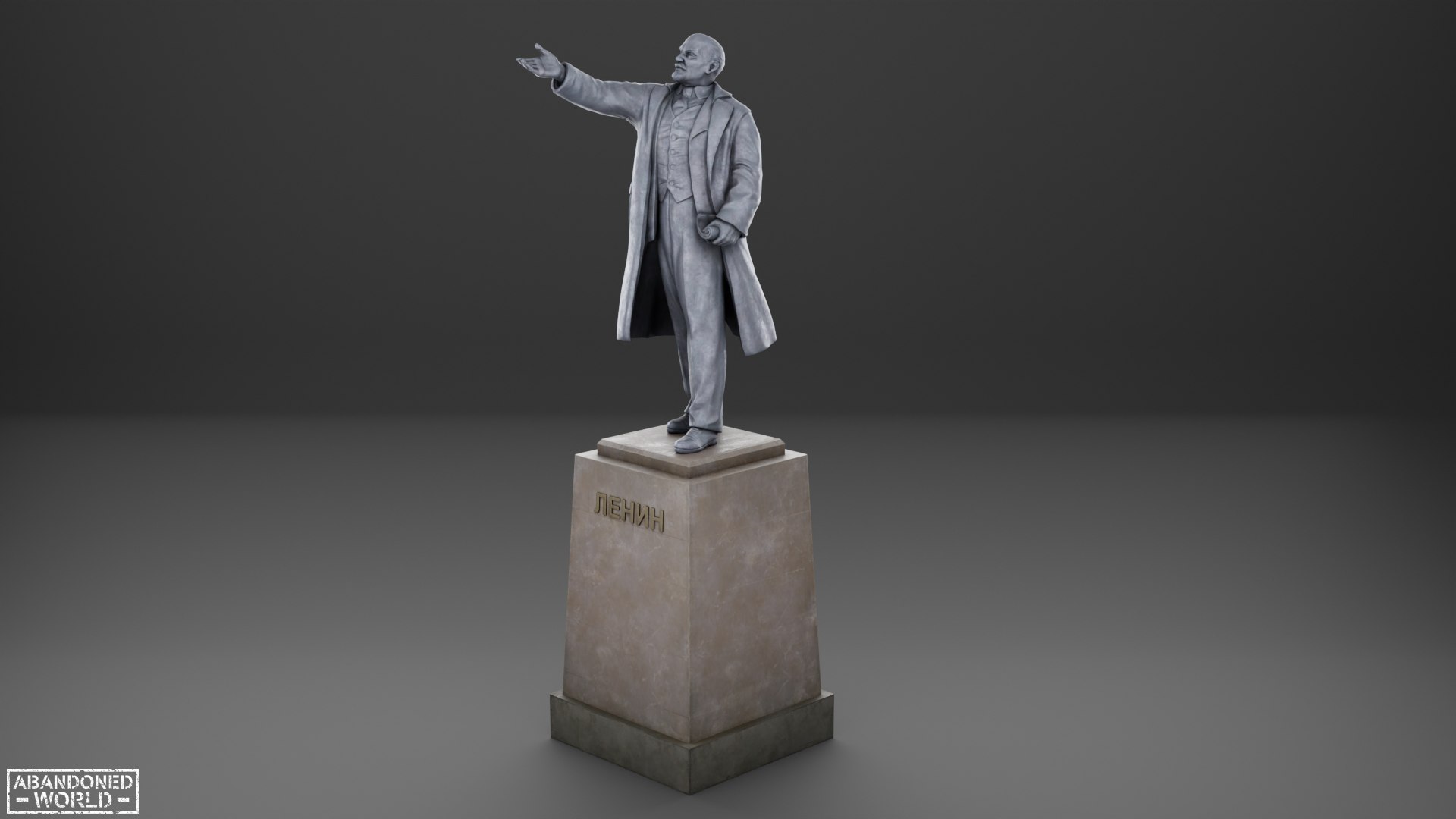 Lenin Statue 3D Model - TurboSquid 2139616
