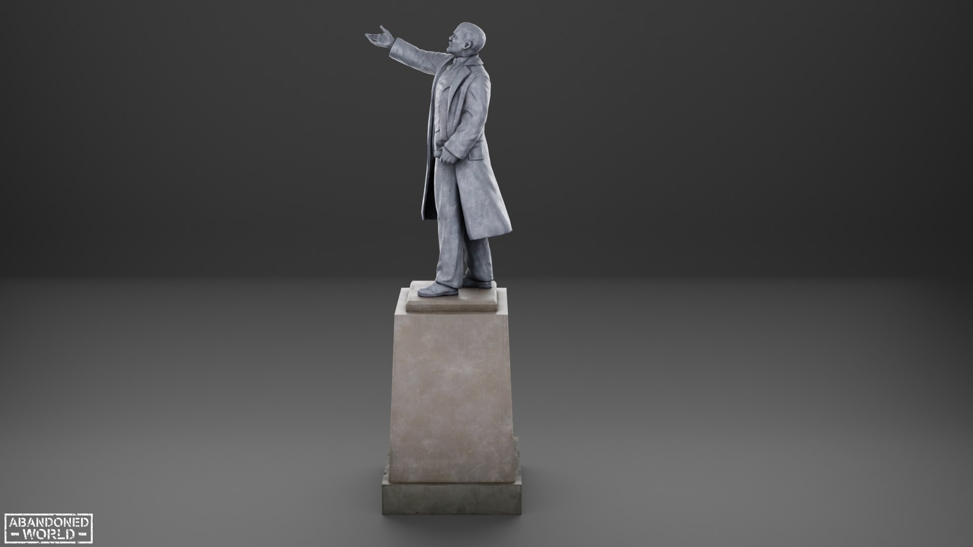 Lenin Statue 3D Model - TurboSquid 2139616