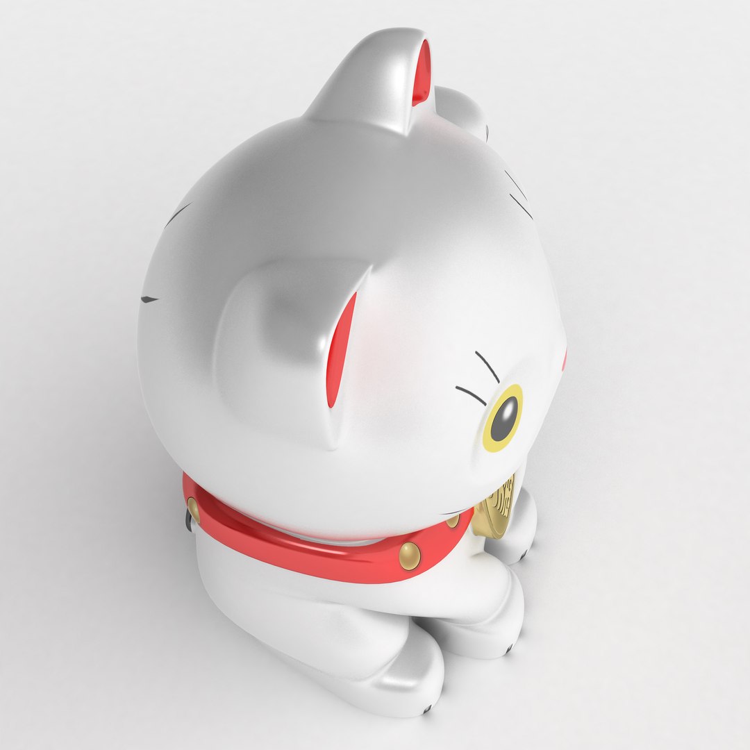 3d Maneki Neko Model