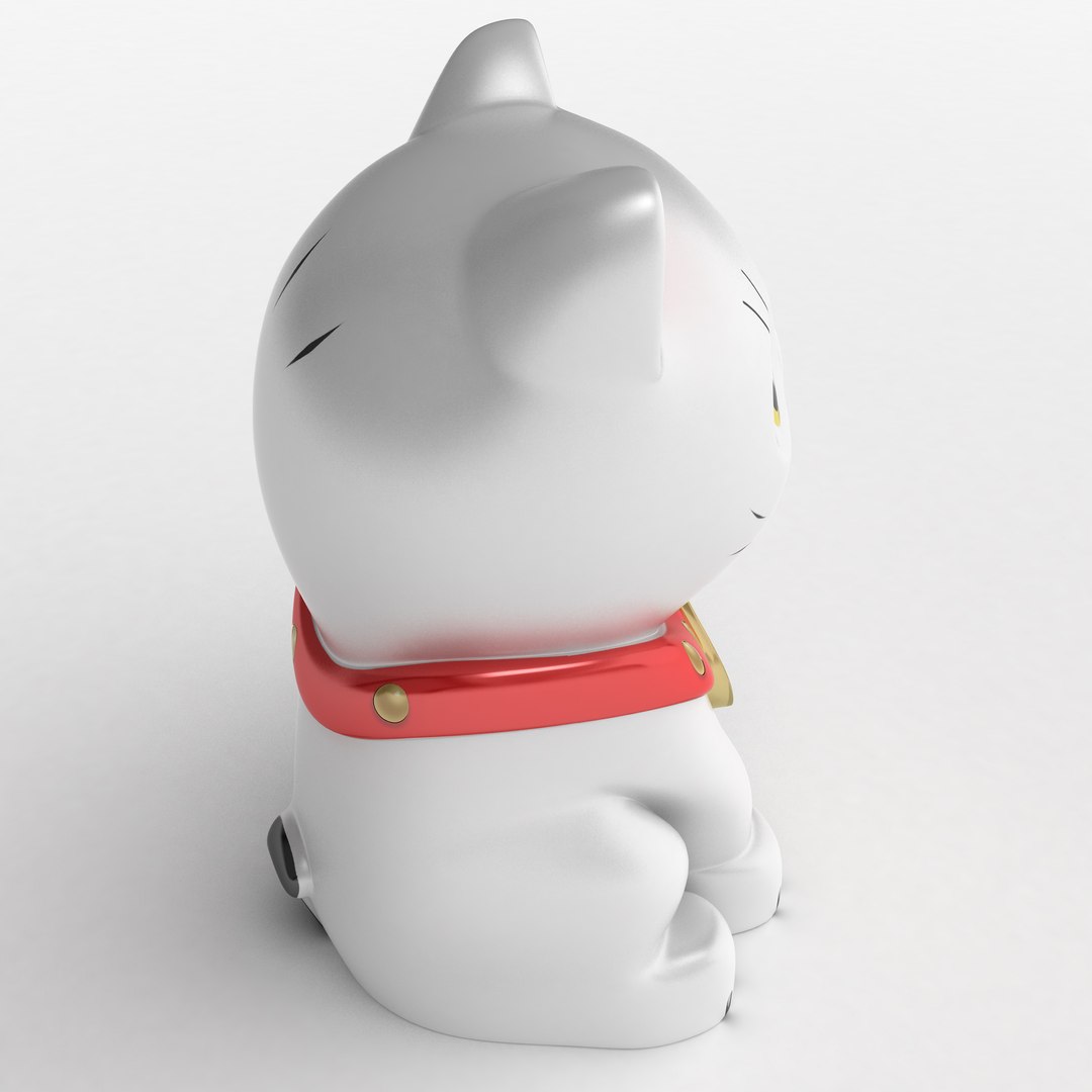 3d Maneki Neko Model