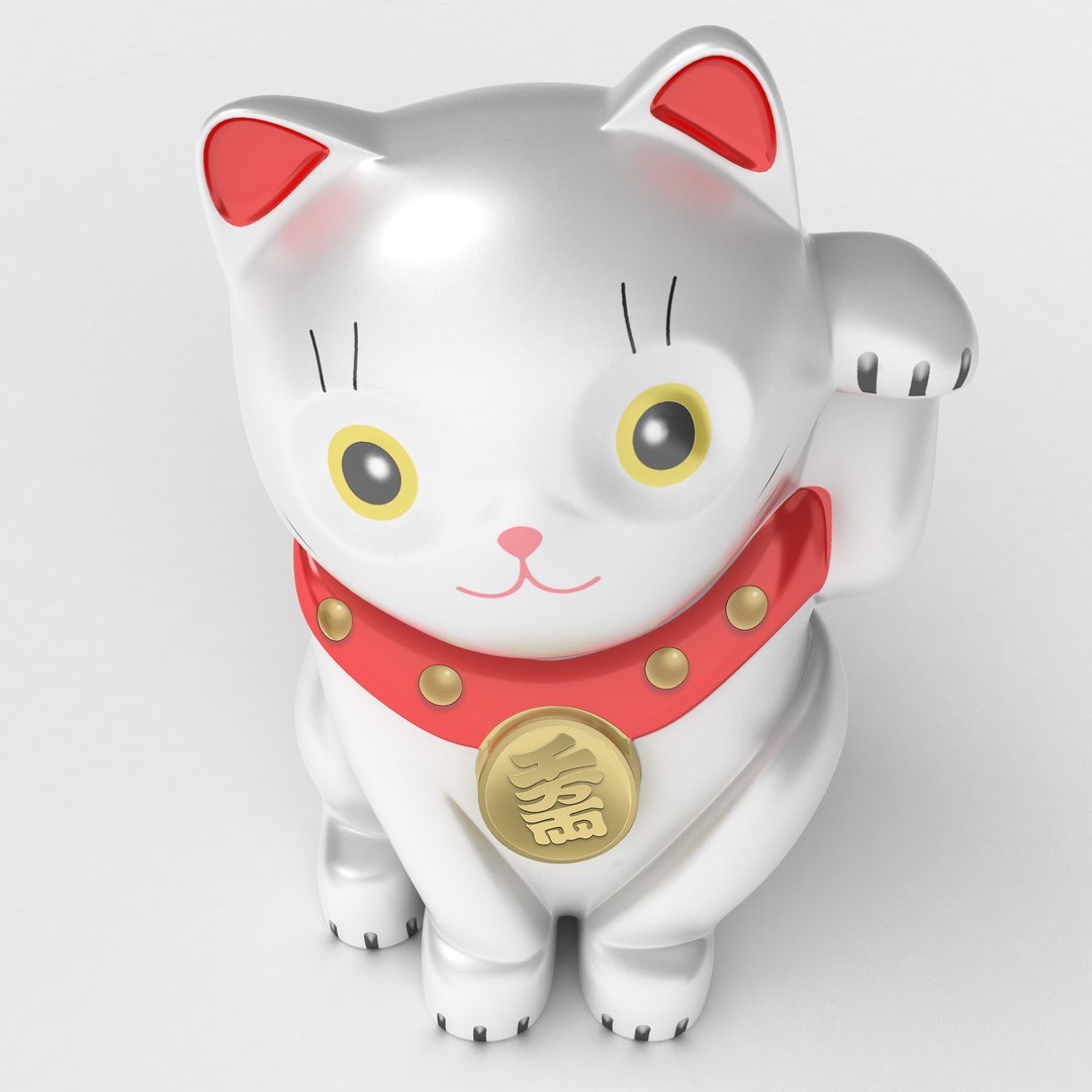 3d Maneki Neko Model