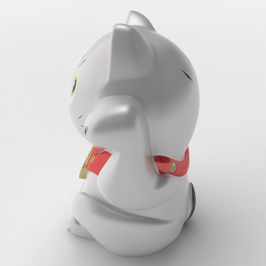 3d Maneki Neko Model