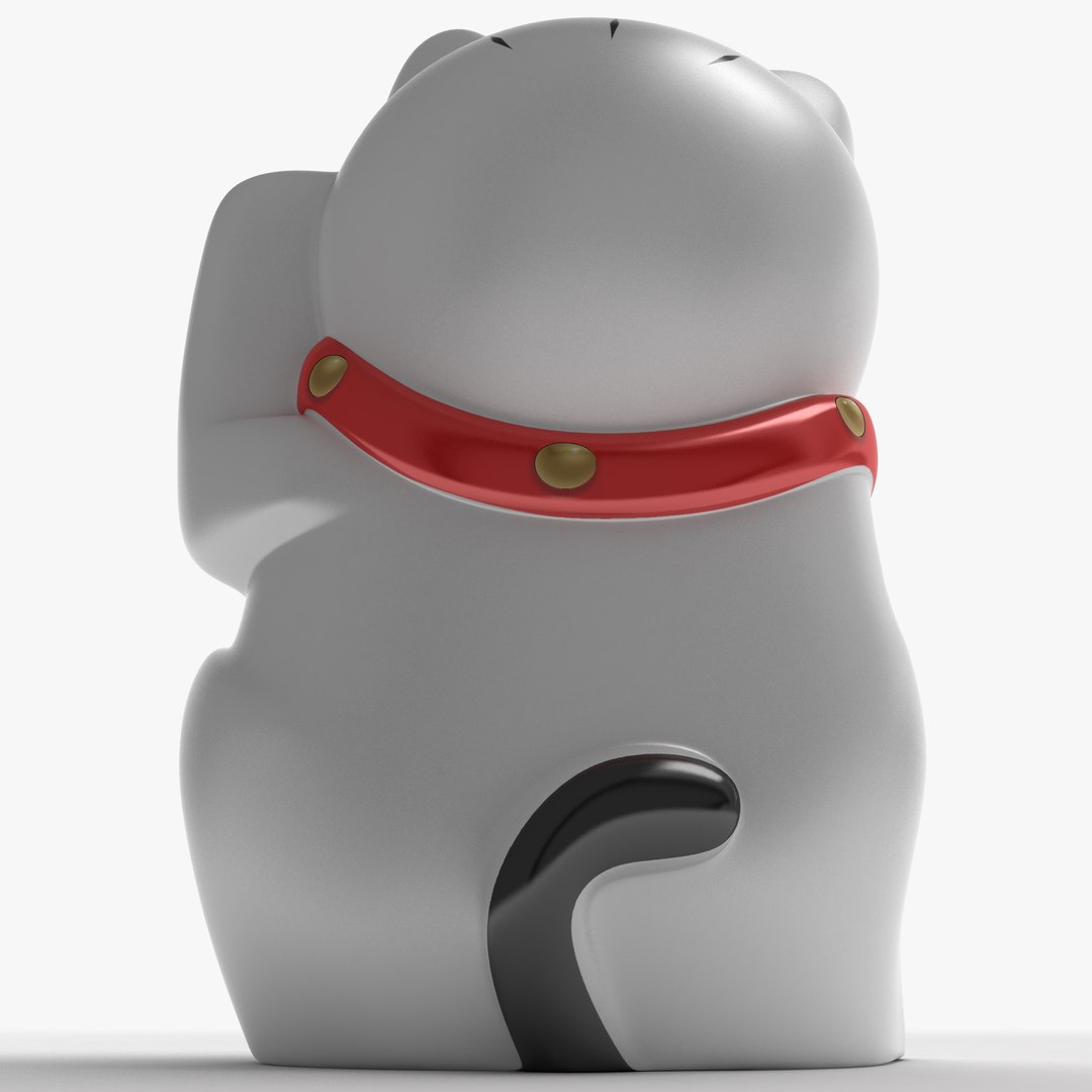 3d Maneki Neko Model