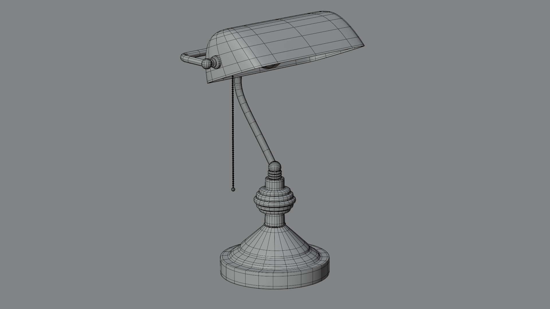 3D Retro Banker Lamp - TurboSquid 2366352
