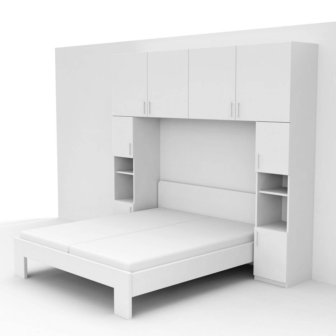 Bed Sim 3D Model - TurboSquid 1335868