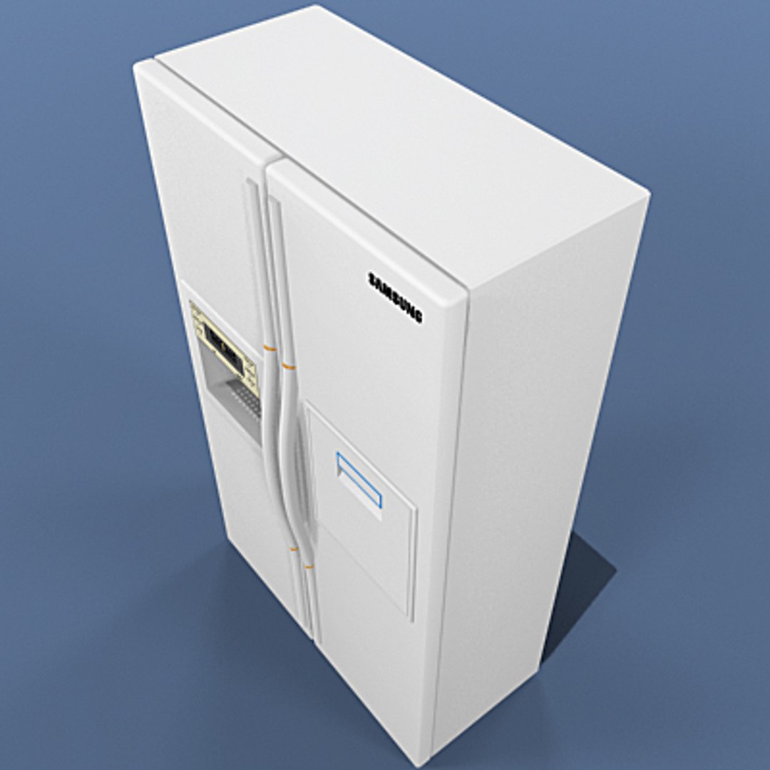 refrigerator freezer fridge 3d max
