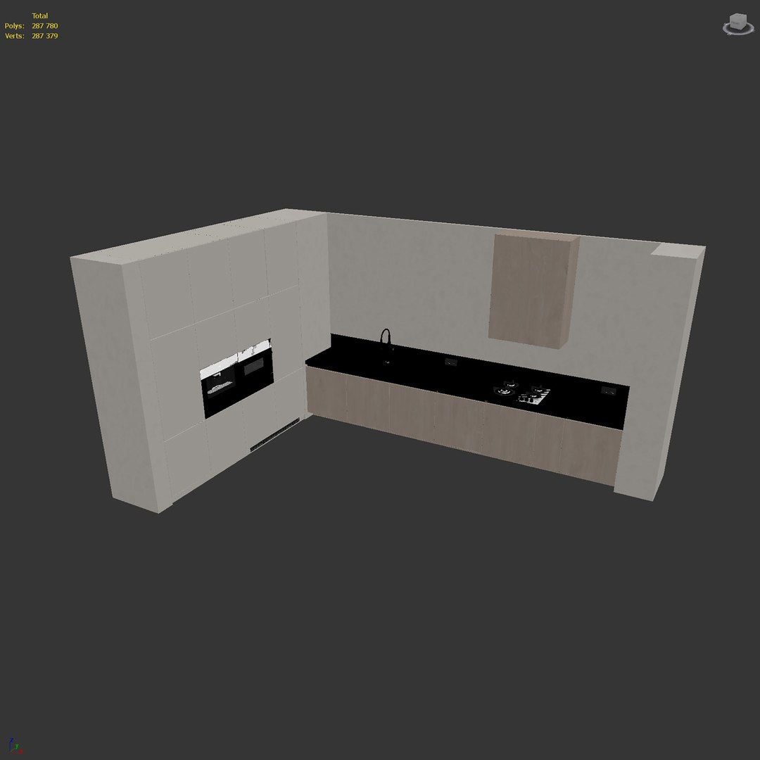 Kitchen Set 08 3D - TurboSquid 2150234