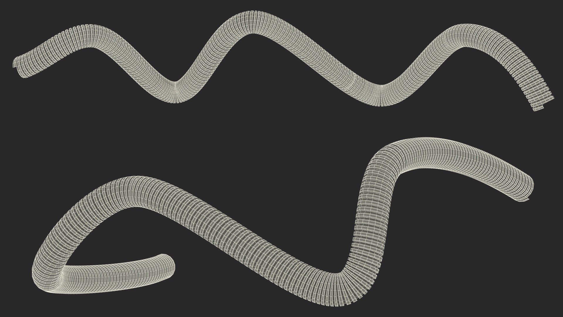 3D Galvanized Steel Flexible Conduit Rigged For Cinema 4D - TurboSquid ...