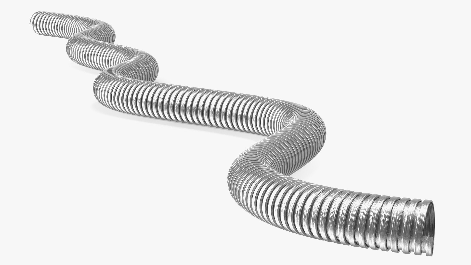 3D Galvanized Steel Flexible Conduit Rigged For Cinema 4D - TurboSquid ...