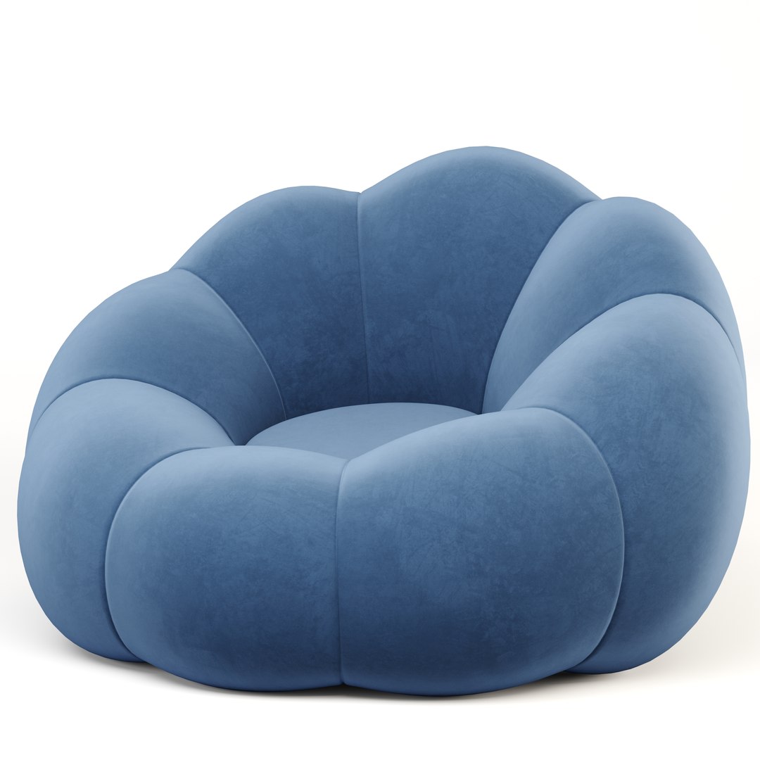 Bean Bag Pumpkin Chair 3D Model - TurboSquid 2255263