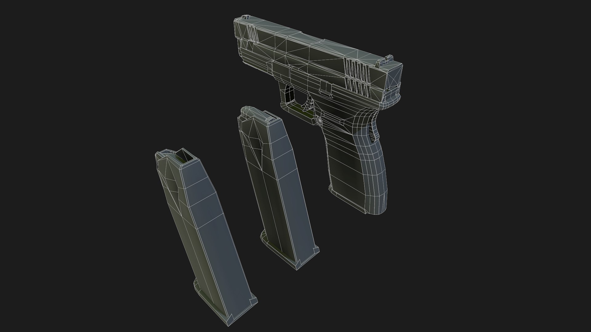 Pistol HS-9 Model - TurboSquid 2381428