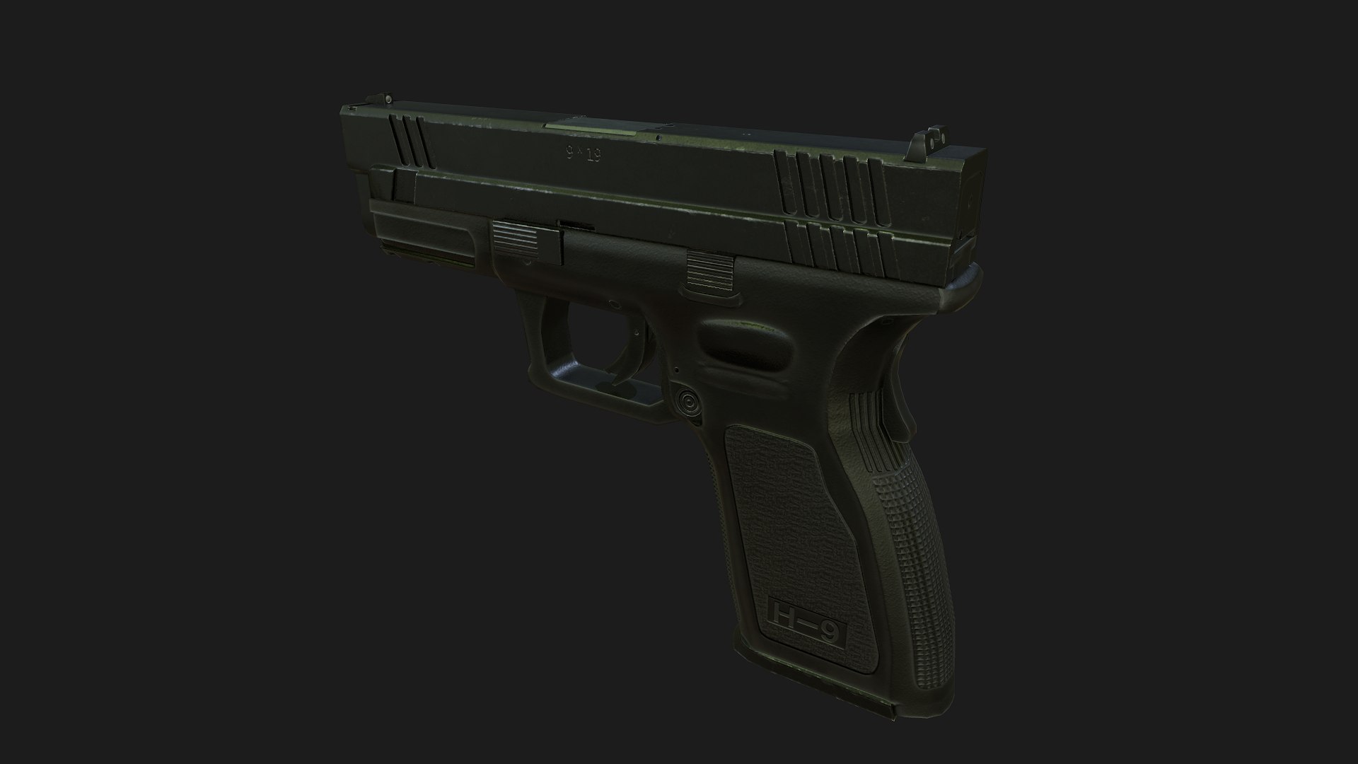 Pistol HS-9 Model - TurboSquid 2381428