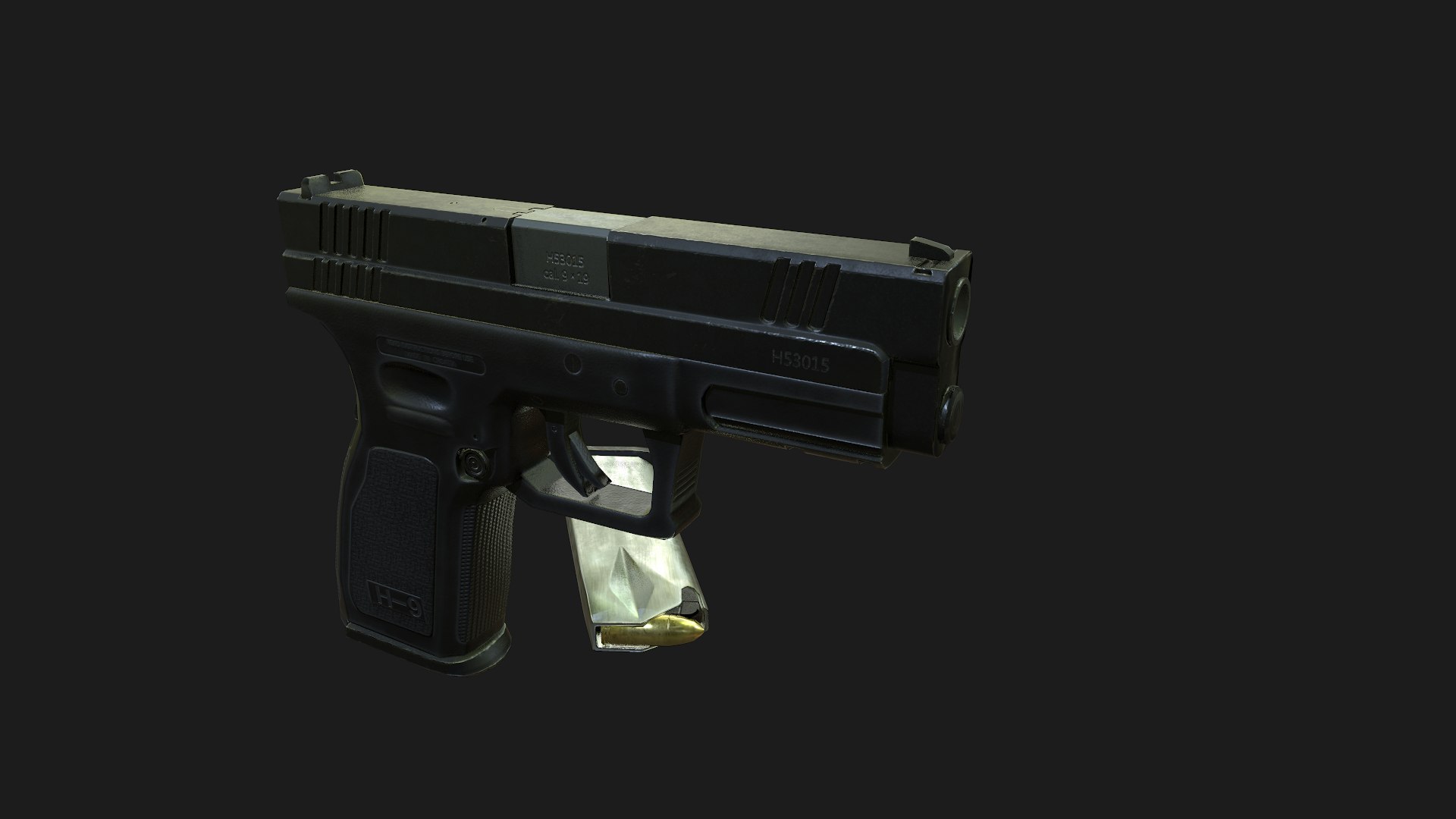 Pistol HS-9 Model - TurboSquid 2381428