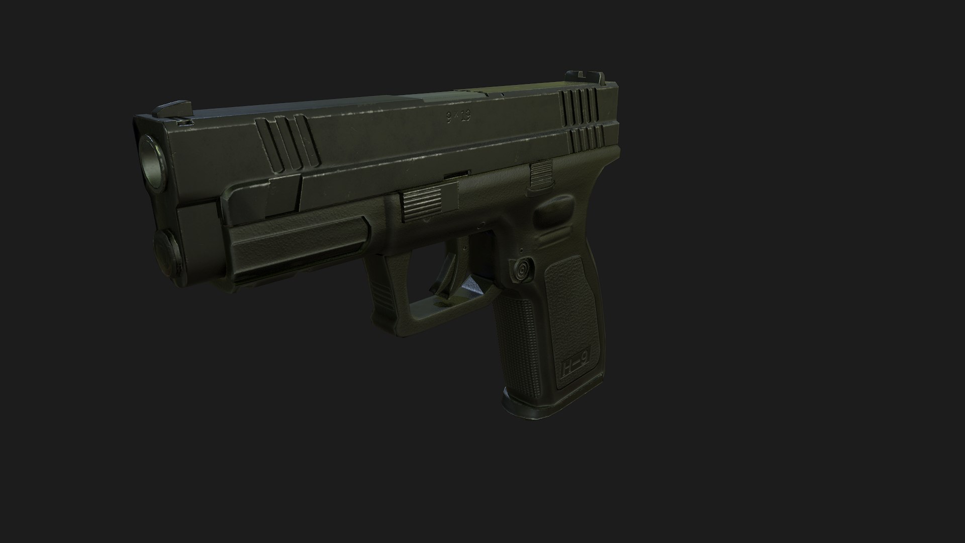Pistol HS-9 Model - TurboSquid 2381428