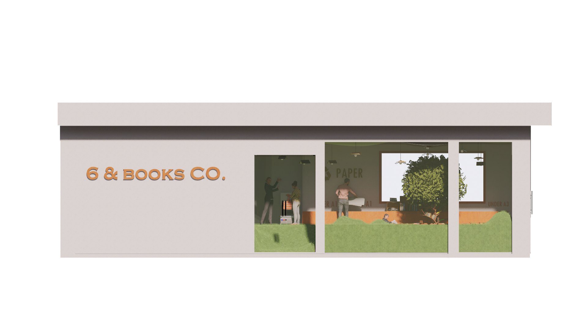 Free 3D Creative Bookstore Model - TurboSquid 2264016