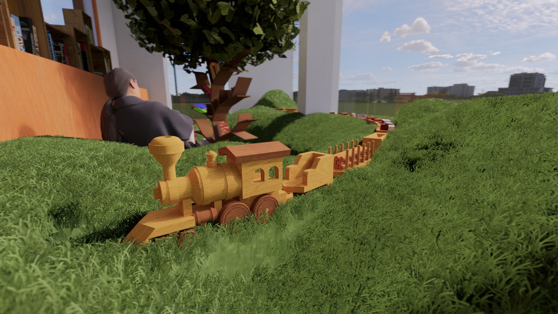 Free 3D Creative Bookstore Model - TurboSquid 2264016