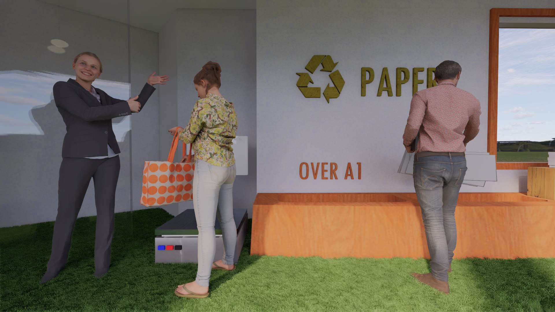 Free 3D Creative Bookstore Model - TurboSquid 2264016