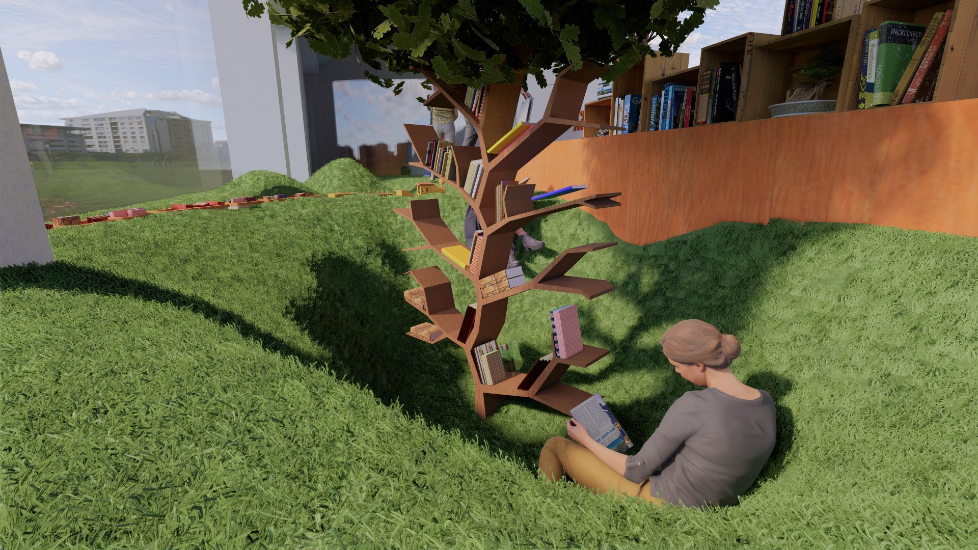 Free 3D Creative Bookstore Model - TurboSquid 2264016