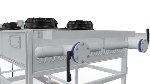 3D radiator chiller - TurboSquid 1484916