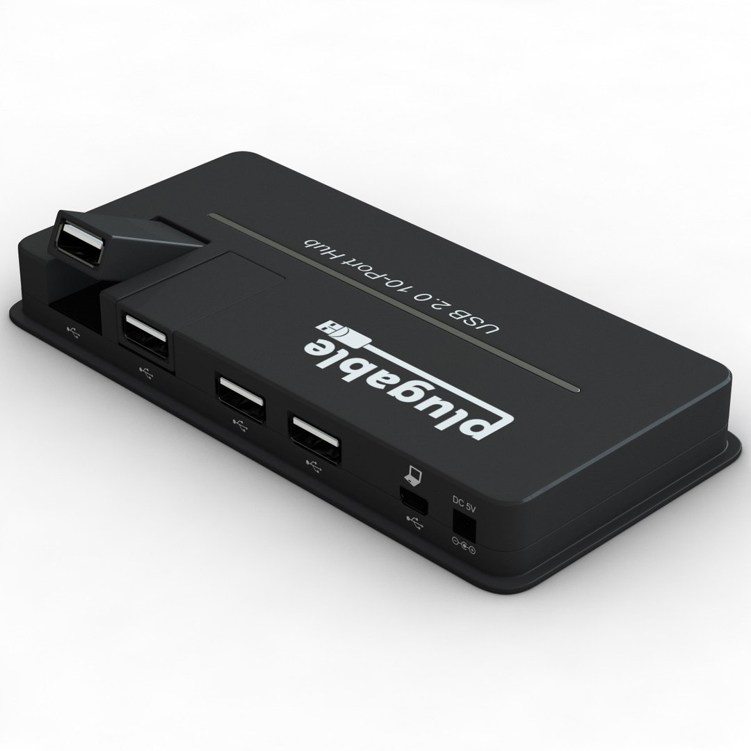 Plugable Usb Port Hub 3d C4d