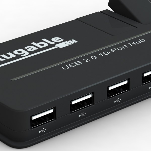 plugable usb port hub 3d c4d