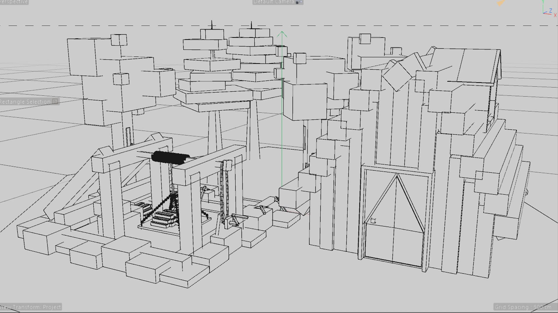 Gold Mine house exterior Lowpoly 3D - TurboSquid 2164005
