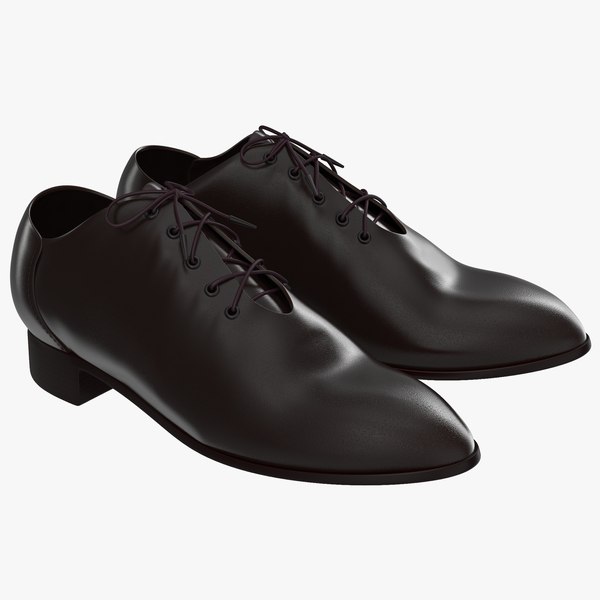 man shoes modeled 3d model