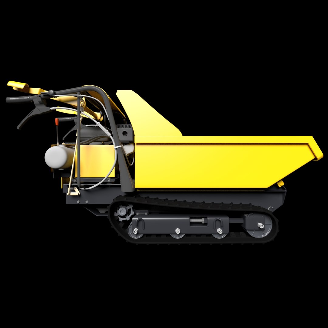 3d Model Motorized Barrow