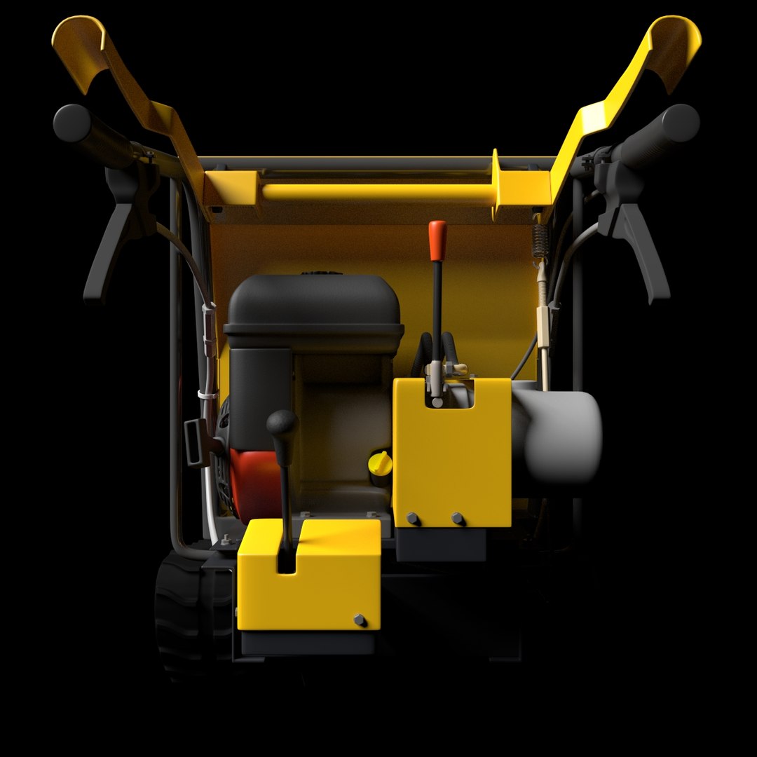 3d Model Motorized Barrow