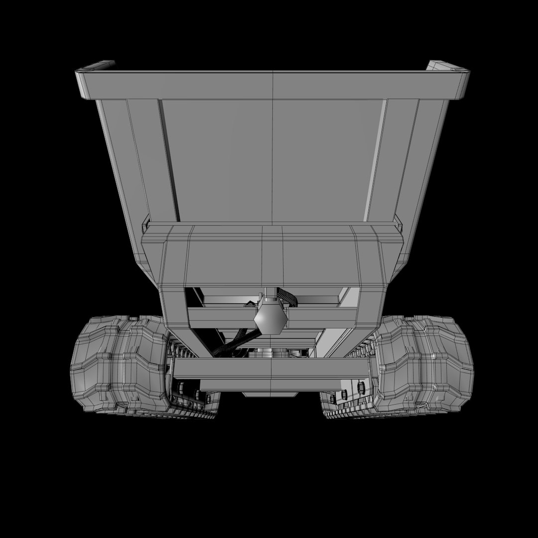 3d Model Motorized Barrow