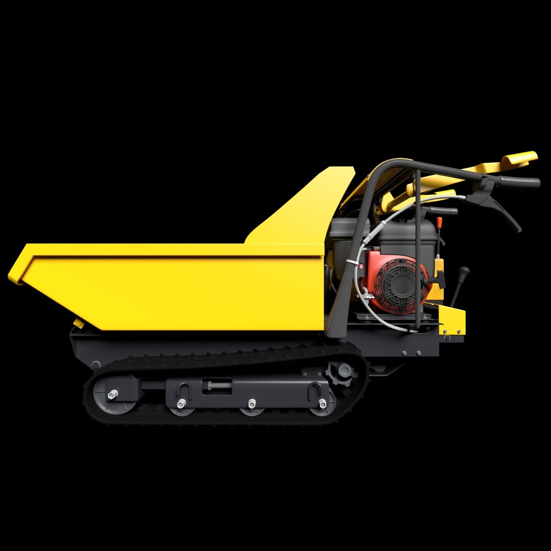 3d Model Motorized Barrow