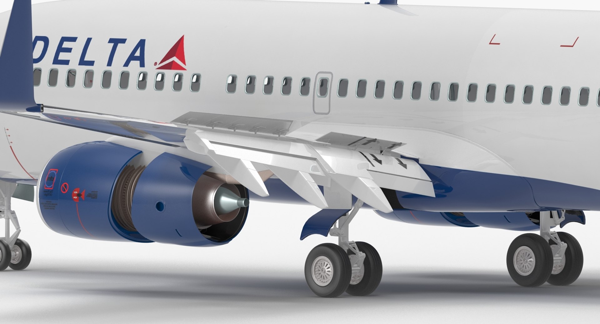 Boeing 737-700 delta air lines model - TurboSquid 1156472