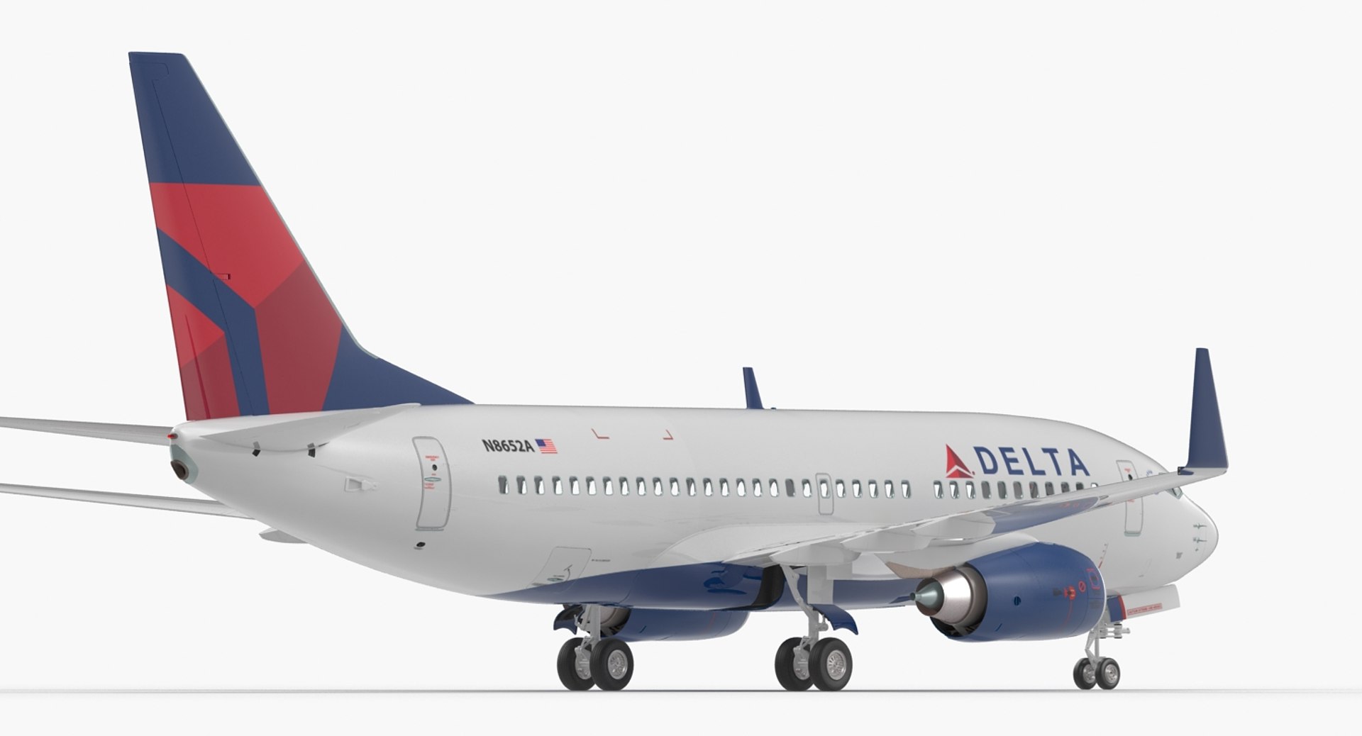 Boeing 737-700 delta air lines model - TurboSquid 1156472