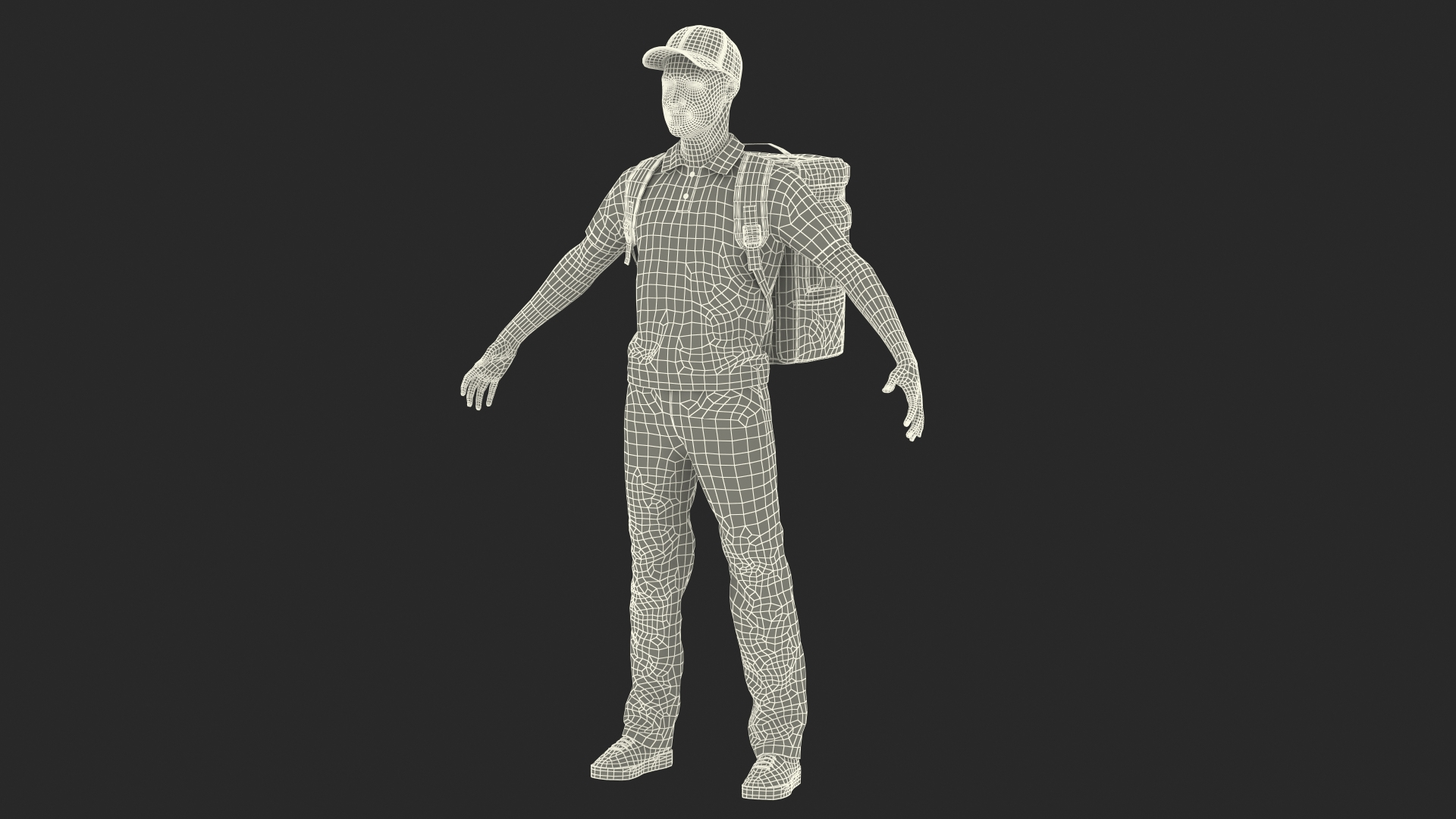 Food Delivery Man Rigged For Modo 3D Model - TurboSquid 1861991