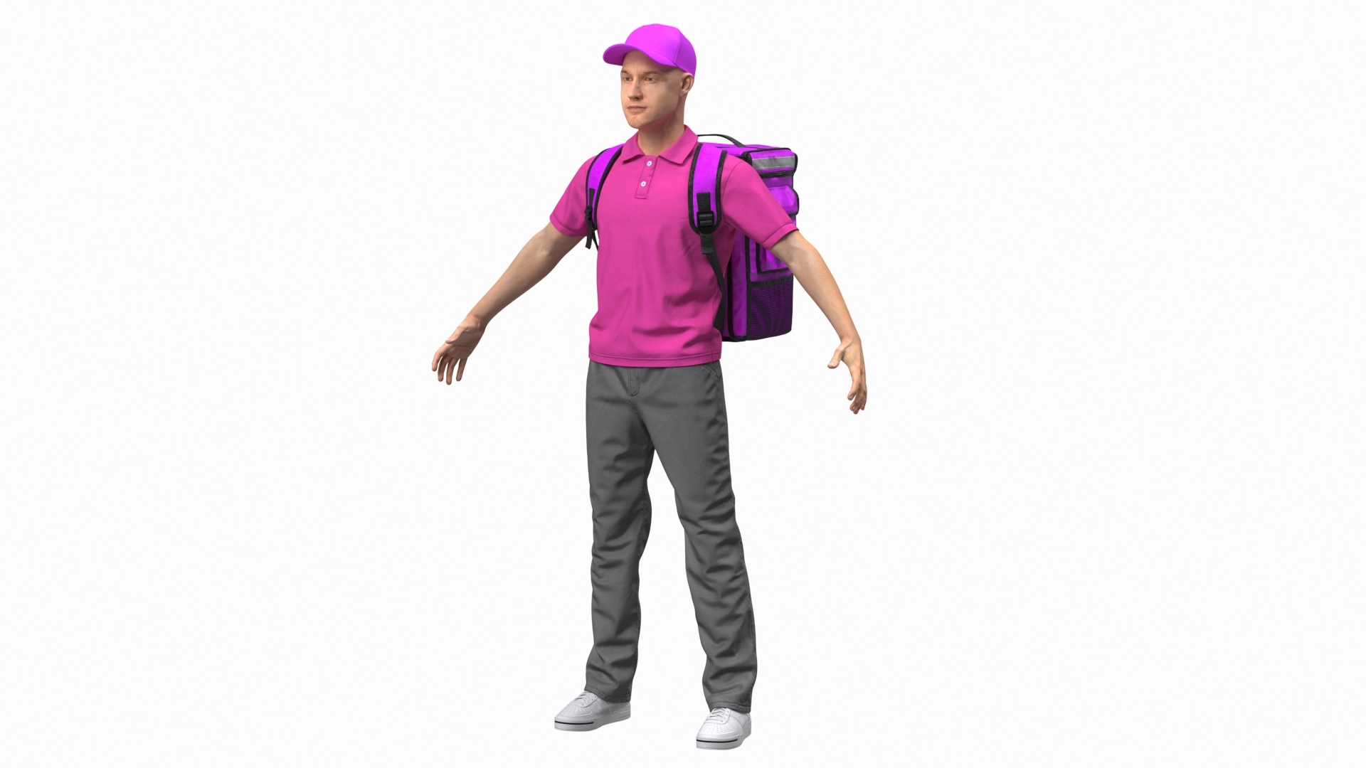 Food Delivery Man Rigged For Modo 3D Model - TurboSquid 1861991