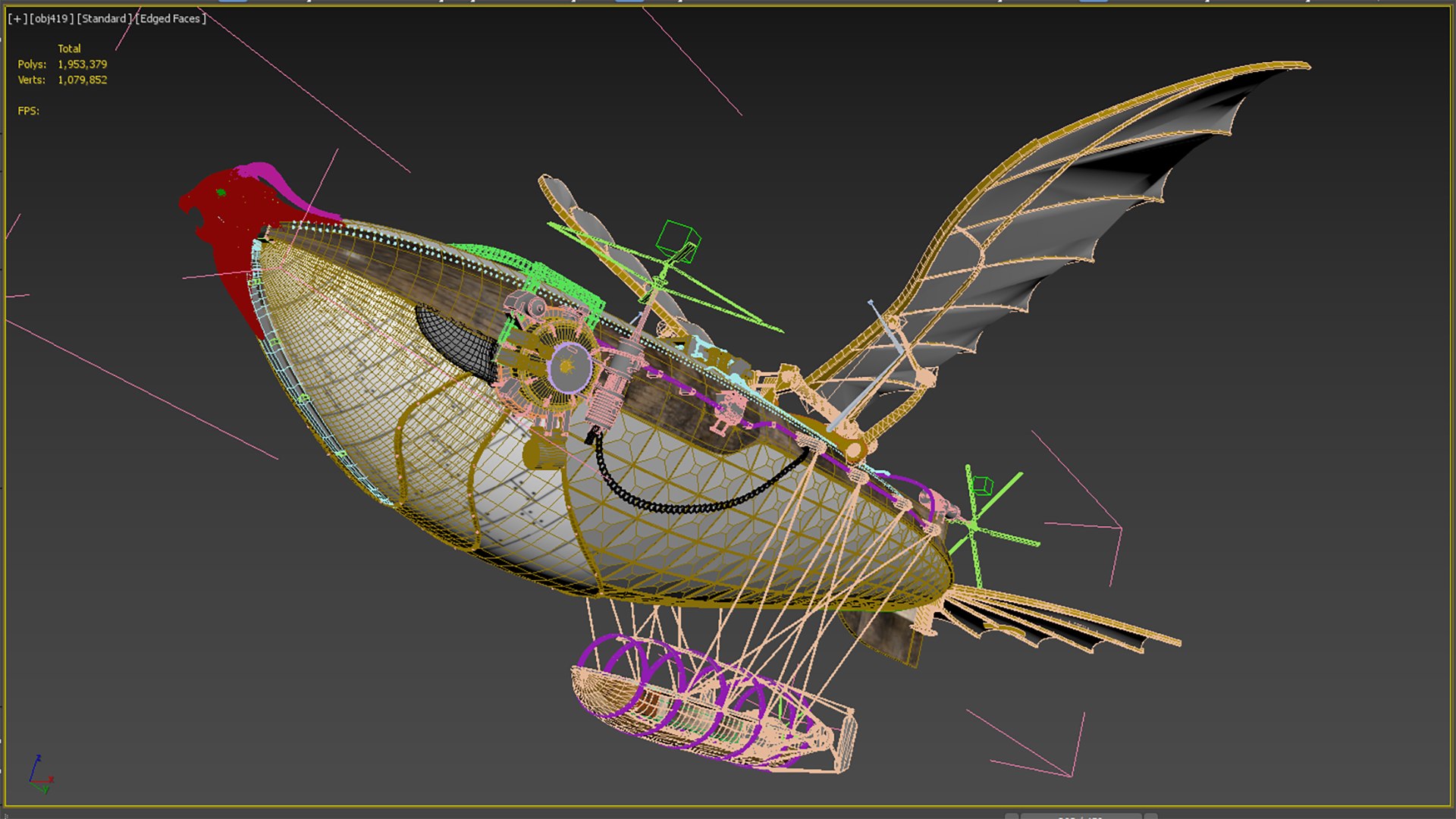 Zeppelin Fantasy 3D Model - TurboSquid 1679148