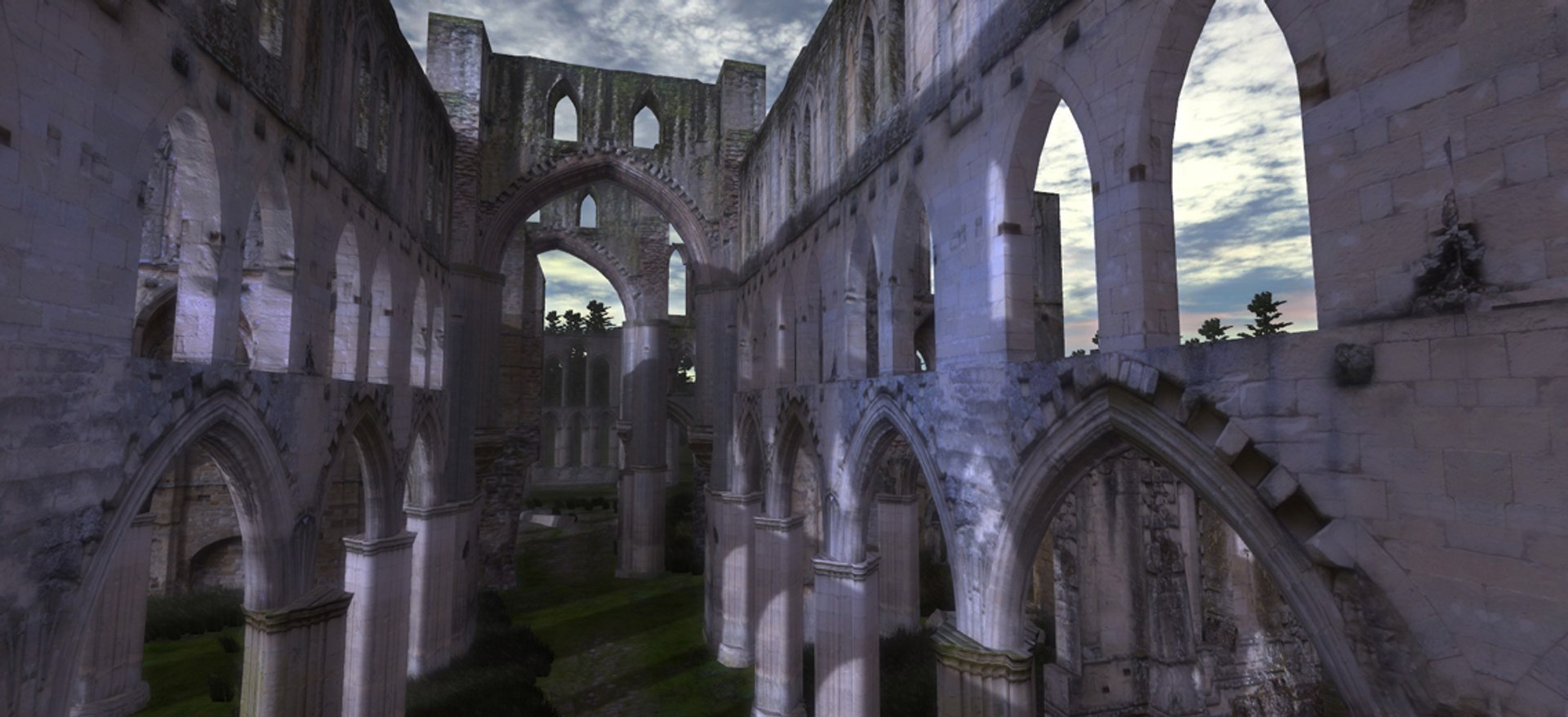 Abbey England 3d Model