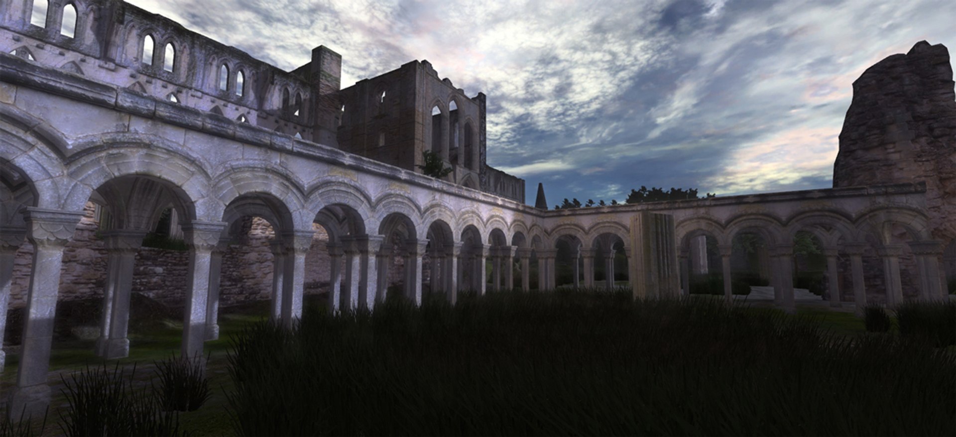 Abbey England 3d Model