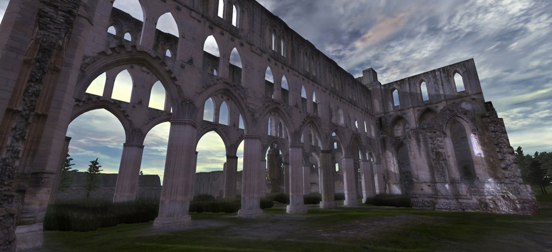 Abbey England 3d Model